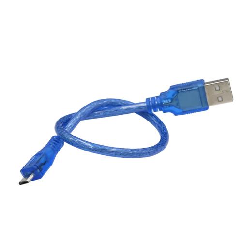 Jual MICRO USB kabel data FOR WEMOS ESP32 ESP8266 BIRU 50CM kabel data ...