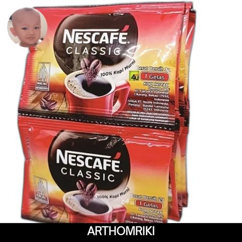 Jual nescafe ice roast americano 2gr sachet instan kemasan 10 sachet X ...