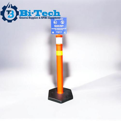Jual Safety Cone Rambu SPBU Stick Cone Stik Pembatas Jalan SPBU ...