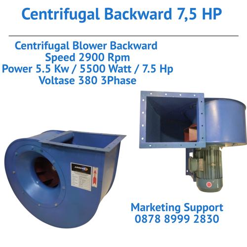 Jual Centrifugal Backward Blower 5.5 kW 380 Volt Centrifugal Fan Blower ...