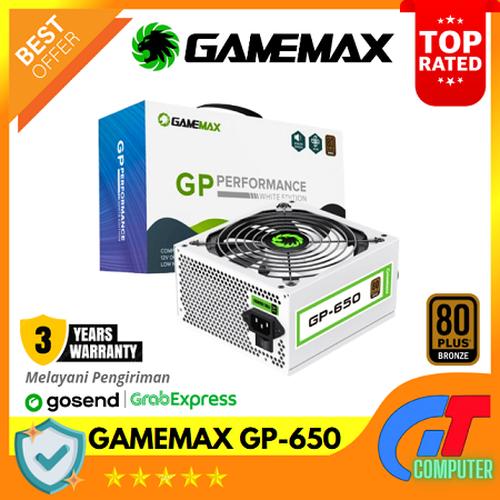 Jual Gamemax GP-650 PSU 650 Watt 80 Plus Bronze White | Power Supply ...