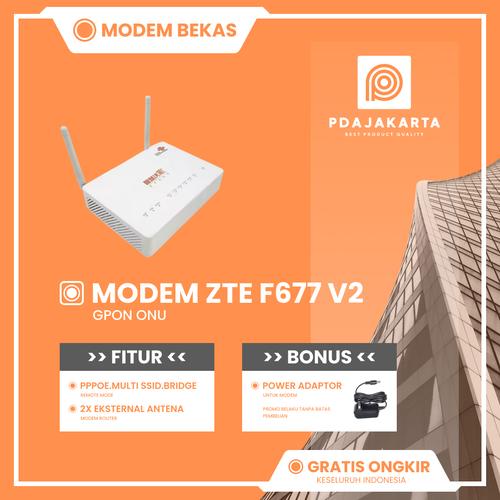 Jual Modem ZTE F677 V2 Gpon Epon Onu Modem Pernah Digunakan Original ...