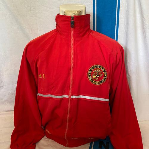 Jual Korean Marines Vintage Red Training Jacket, Jaket Training Marinir ...