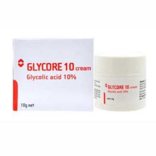 Jual Glycore 10% cream 10 gram menyamarkan kulit gelap dan flek hitam ...