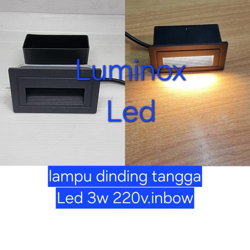 Jual step light tangga led 3watt 3 watt dinding taman outdoor 3w 3 w ...