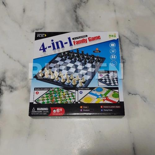 Jual Magnetic Board Game Besar 4 in 1 Catur Chess, Ular Tangga, Ludo, Checkers - Jakarta Pusat ...