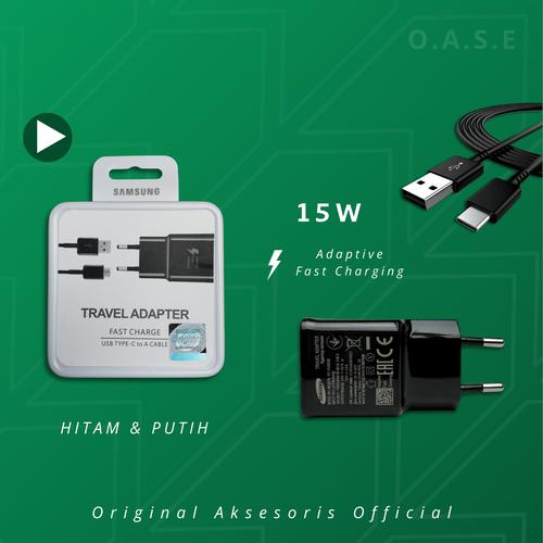 Promo Charger Samsung 15 Watt USB Type C Warna Hitam - Kota Tangerang ...