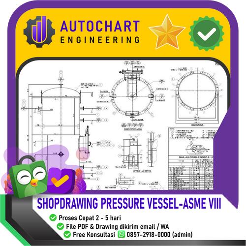 Jual SHOPDRAWING PRESSURE VESSEL (HORIZONTAL / VERTICAL) - Kab. Tuban ...