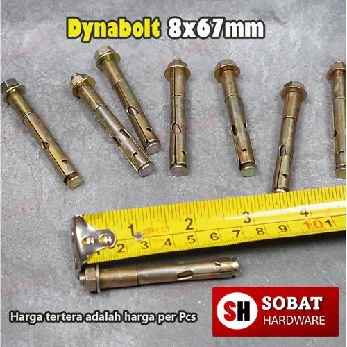 Jual Dynabolt M8x67 Kuning 3124 / Baut Beton / Dyna bolt / Anchor Bolt ...