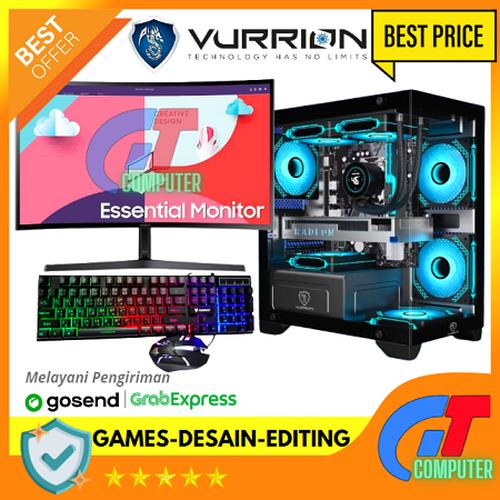 Jual PC Lengkap Gaming i7 VGA GTX 1650 RAM 16GB Include LED Samsung 24 ...