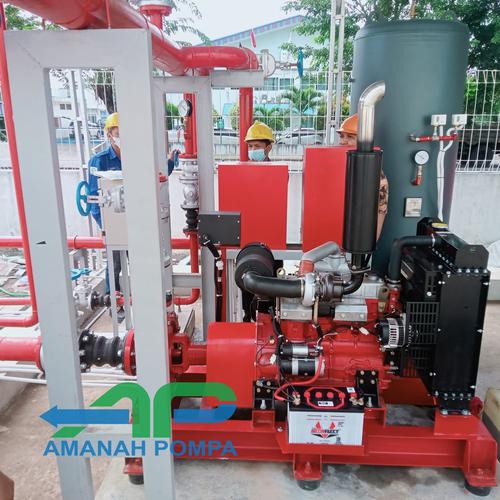 Jual Hydrant Fire Fighting Pump Electrical Motor with control panel ...