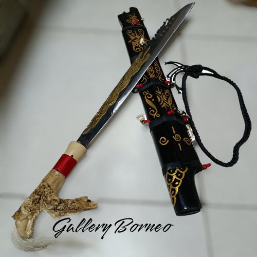 Jual Mandau Khas Suku Dayak Etnik Motif Naga Khas Kalimantan - 85Cm ...