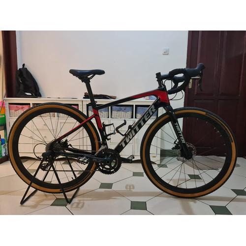 Jual Sepeda Twitter Gravel Carbon Bike, Black-Red - Jakarta Timur - UKU ...