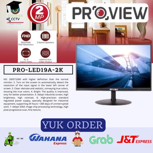 Jual MONITOR 19 INCH PROVIEW PRO-LED19A-2K Professional LCD Monitor ...