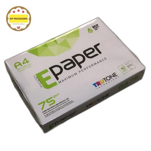 Jual Kertas HVS A4 75gsm EPAPER 210 X 297 mm - Kota Bandung - My ...