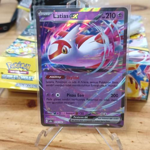 Jual Latias Ex RR Kartu Pokemon Indonesia Pack Kilat Rasi Sv8s TCG ...