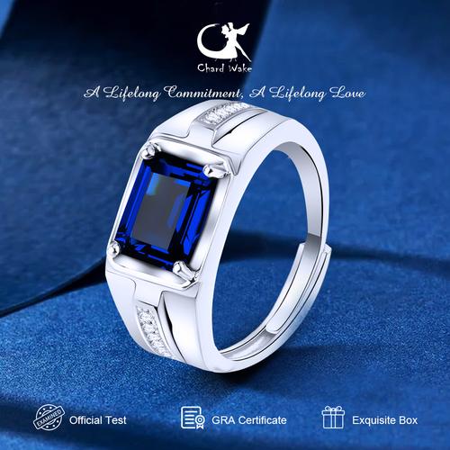 Promo Chard Wake Cincin Pria Sapphire Embed Simple Elegant Adjustable ...