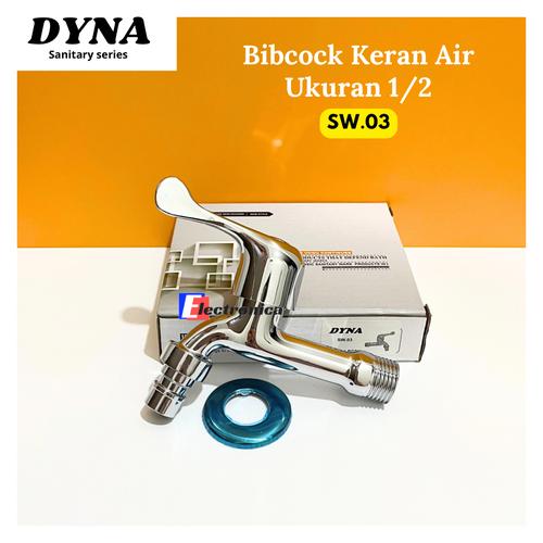 Jual KRAN AIR TAMAN TEMBOK 1/2 INCHI MERK DYNA SW 03 / KRAN TAMAN ...