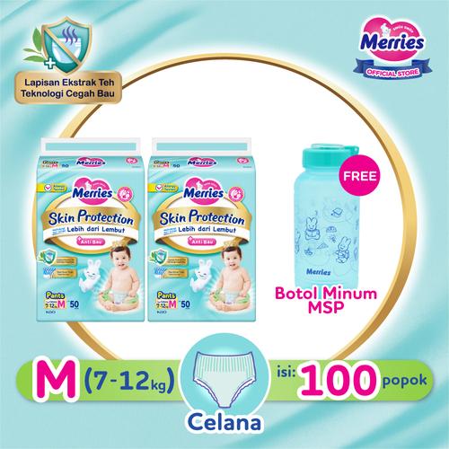 Jual Merries Skin Protection M50 Twinpack + Gift - Popok Bayi Celana ...