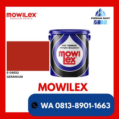 Jual CAT TEMBOK MOWILEX TINTING 2,5 LTR - GERANIUM E-04E53 - Jakarta ...