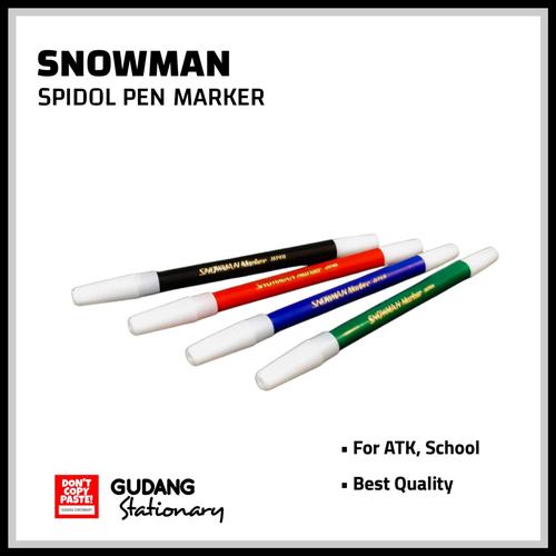 Jual Spidol Pen Marker SNOWMAN - 1 Buah Merah - Jakarta Timur - Gudang ...