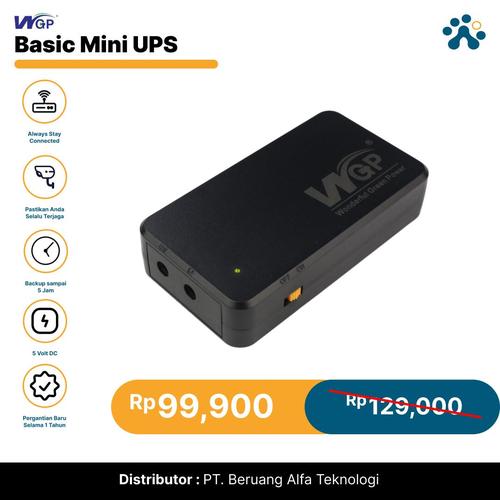 Promo WGP UPS502C - Basic Mini DC UPS Adaptor untuk Backup HTB Android ...