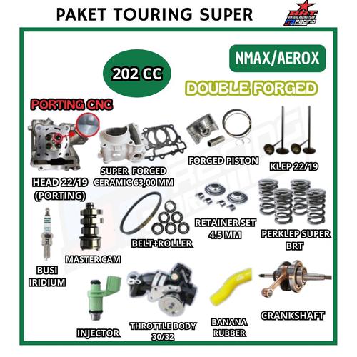 Promo BRT Paket Touring 15 Nmax/Aerox Head Porting-Block Piston-TB ...