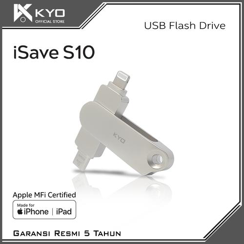Promo KYO iSave S10 MFI Certified Lightning Flash Drive For iPhone iPad ...