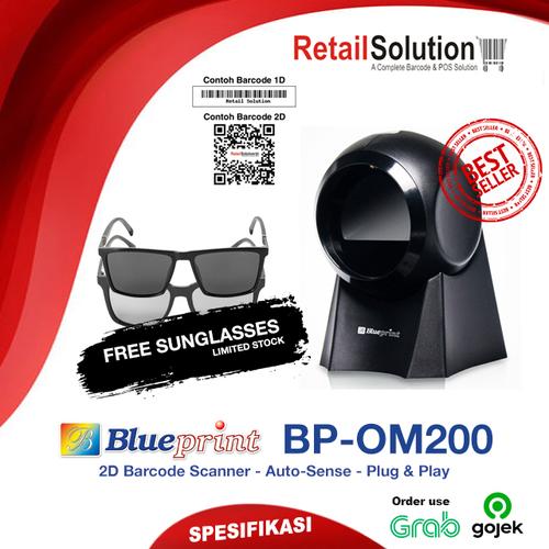 Promo Barcode Scanner 2D USB Auto Sense Omni - Blueprint BP OM200 / OM ...