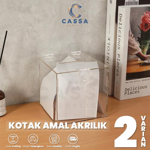 Jual KOTAK AMAL AKRILIK / KOTAK SARAN AKRILIK / KOTAK TIPS SMALL BENING ...
