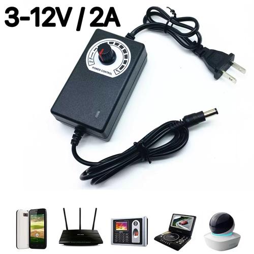 Jual Adaptor Dimmer3V-12V Adjustable Power Adaptor Dimmer AC - DC ...
