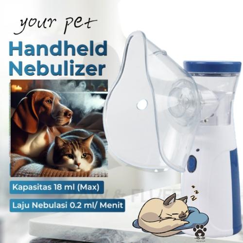 Jual Pet Portable Nebulizer Alat Terapi Uap Pernafasan Anjing Kucing ...