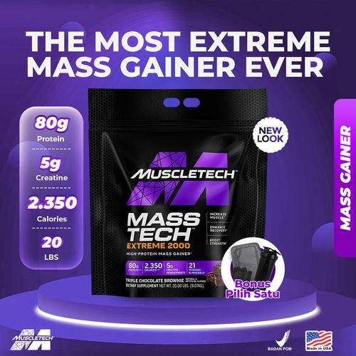 Promo Muscletech Mass Gainer Masstech 20lb - Vanila Cicil 0% 3x - Jakarta Barat - Muscletech ...