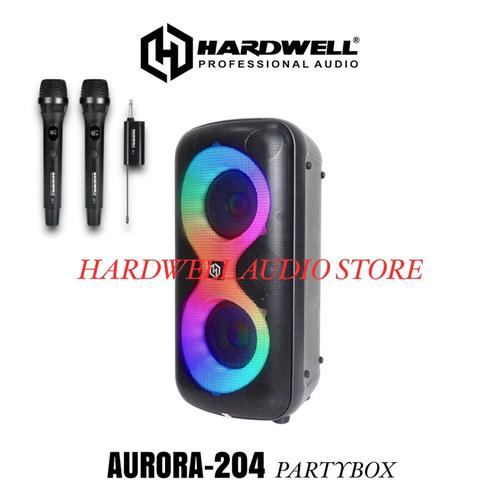 Jual Speaker Portable Hardwell Aurora 204 Original With Double ...