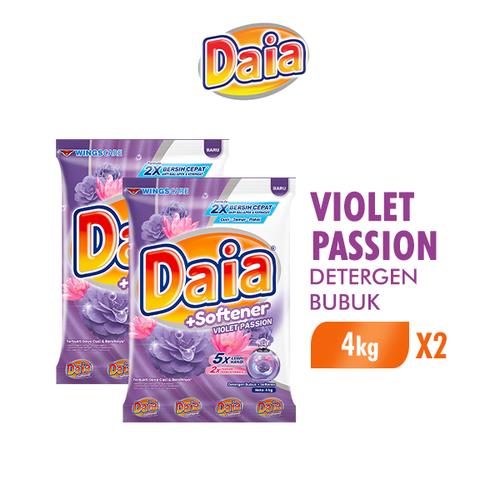 Promo Daia Deterjen Bubuk Violet 4 kg x 2 pcs - - Wings Official Store ...