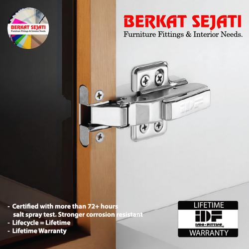 Jual Engsel FRAME Aluminium SLOWMOTION Soft Close Hidrolik SETENGAH ...