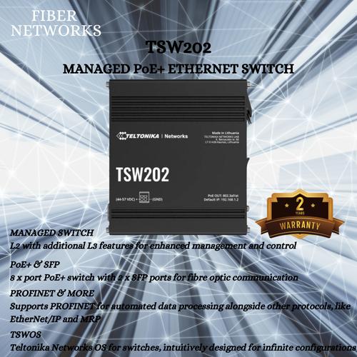 Promo Teltonika TSW202 Managed PoE+ Switch Cicil 0% 3x - Jakarta Barat ...