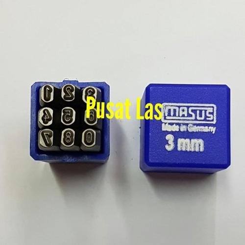 Jual Angka Ketok 3Mm / Nomor Number Stamp Punch Figure 3 Mm Masus ...