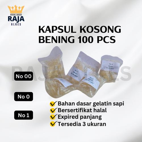 Jual Kapsul Kosong TRANSPARAN Ukuran 00 / 0 / 1 Isi 100 Pcs Kapsul ...