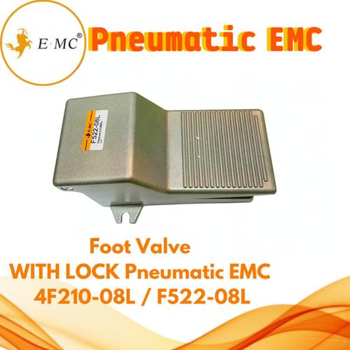Jual Foot Valve WITH LOCK Pneumatic EMC 4F210-08L / F522-08L - Jakarta ...