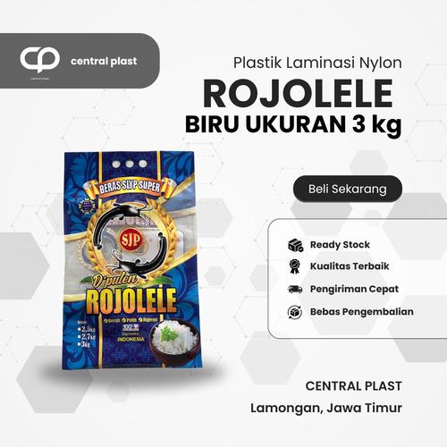 Jual Plastik Laminasi Nylon 3 kg Cap Rojolele Biru - Kab. Lamongan - CentralPlast | Tokopedia