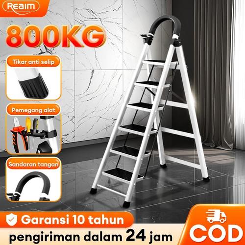 Jual NEW!! （COD）Reaim Tangga 3 4 5 6 Step Tangga Lipat Multifungsi ...