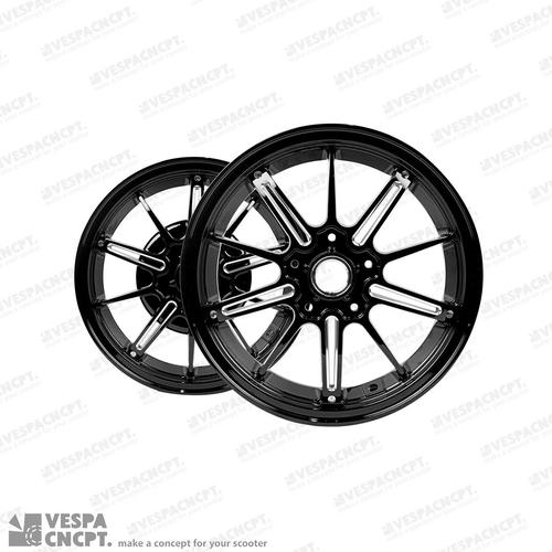 Jual Velg Luigy Black Model Maru's Drag Vespa Sprint Primavera Lx S 3v ...