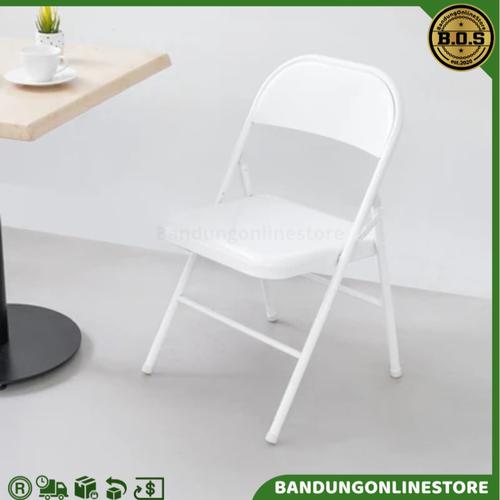 Jual Kursi Lipat Besi Putih Informa Dalton Bangku Lipat Folding Chair ...