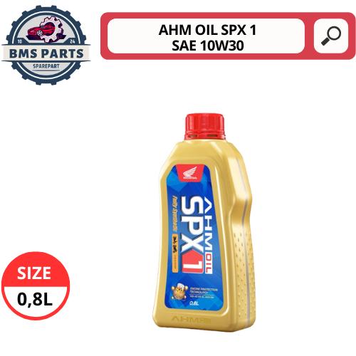 Jual OLI MESIN AHM SPX 1 SAE 10W30 800ML JASO MA API SL /AHM OIL/ OLI ...