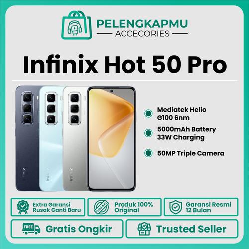 Promo Infinix Hot 50 Pro 8+256GB [+8GB Extended] Original Garansi Resmi ...