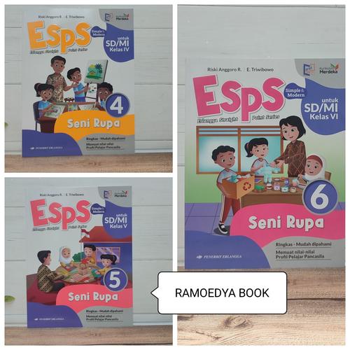 Jual Buku ESPS Seni Rupa SD/MI kelas 4,5,6 Kurikulum Merdeka Erlangga - Kelas 4 - Jakarta ...
