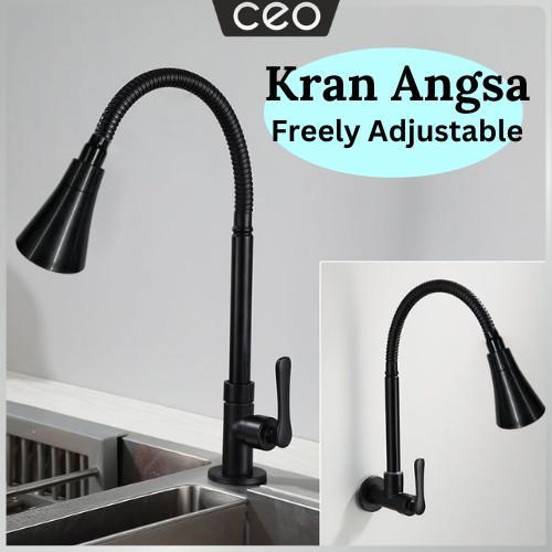 Jual Kran Angsa Hitam Terompet - High Quality Kran Wastafel Dapur - CEO ...