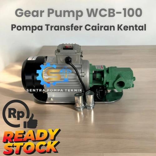 Jual Gear Pump WCB-100 1,5Hp 220V 100LPM Pompa Transfer Cairan kental ...