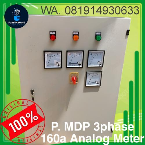 Jual panel MDP 3phase 160a analog meter panel distribusi panel pembagi ...